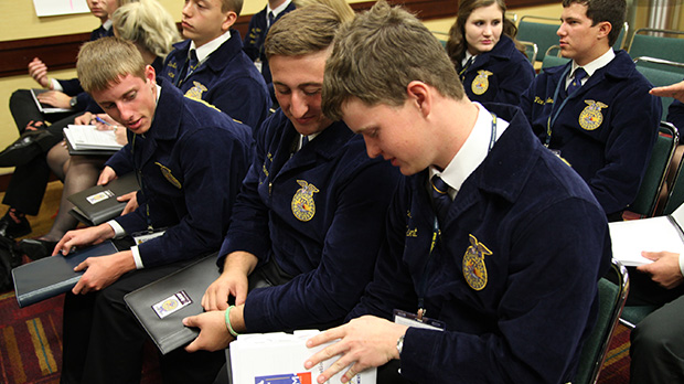 Texas FFA News - Texas Delegates Chart the Course of the National FFA